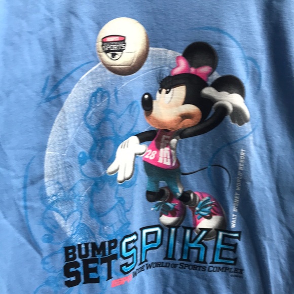 Champion | Shirts & Tops | Wdw Espn Minnie Mouse Volleyball Tshirt Nwt ...